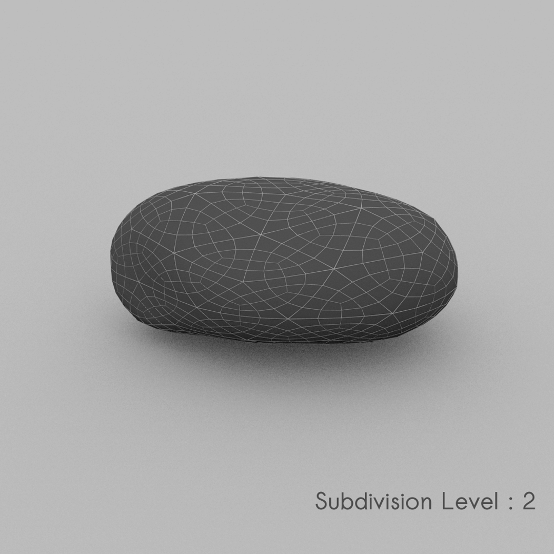 3D 1 B Stone Rock - TurboSquid 1224600