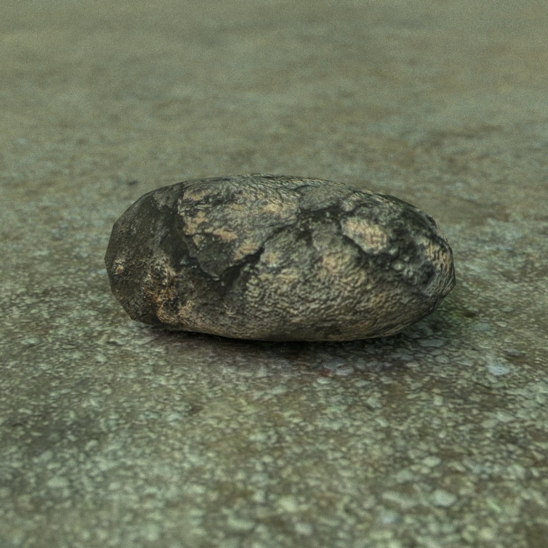 3D 1 B Stone Rock - TurboSquid 1224600