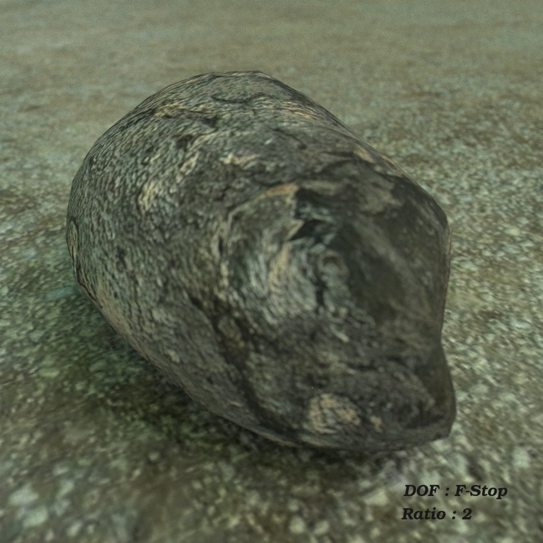 3D 1 B Stone Rock - TurboSquid 1224600
