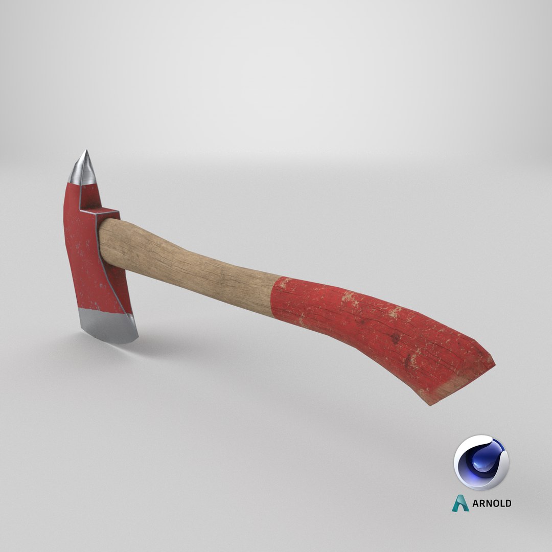 Free 3D Fire Axe Low-poly PBR - TurboSquid 2314574