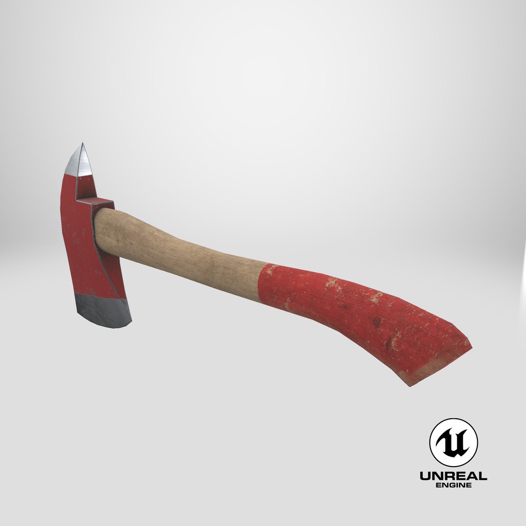 Free 3D Fire Axe Low-poly PBR - TurboSquid 2314574