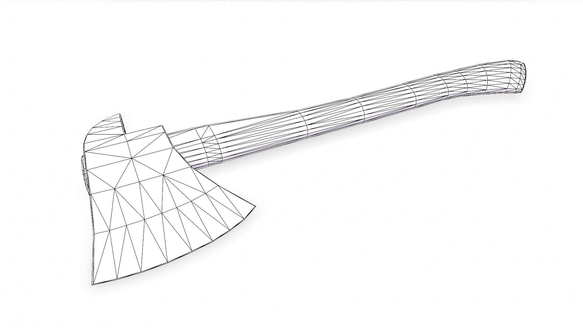 Free 3D Fire Axe Low-poly PBR - TurboSquid 2314574