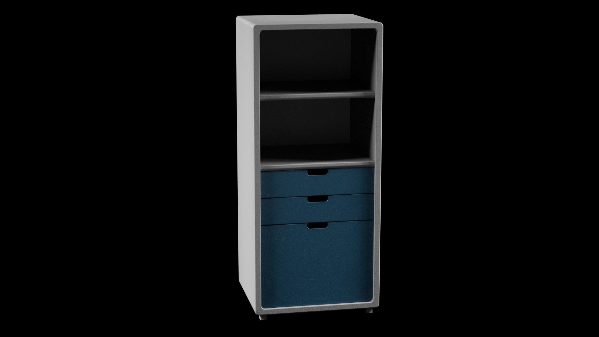 3D Simple bookcase model - TurboSquid 2108804