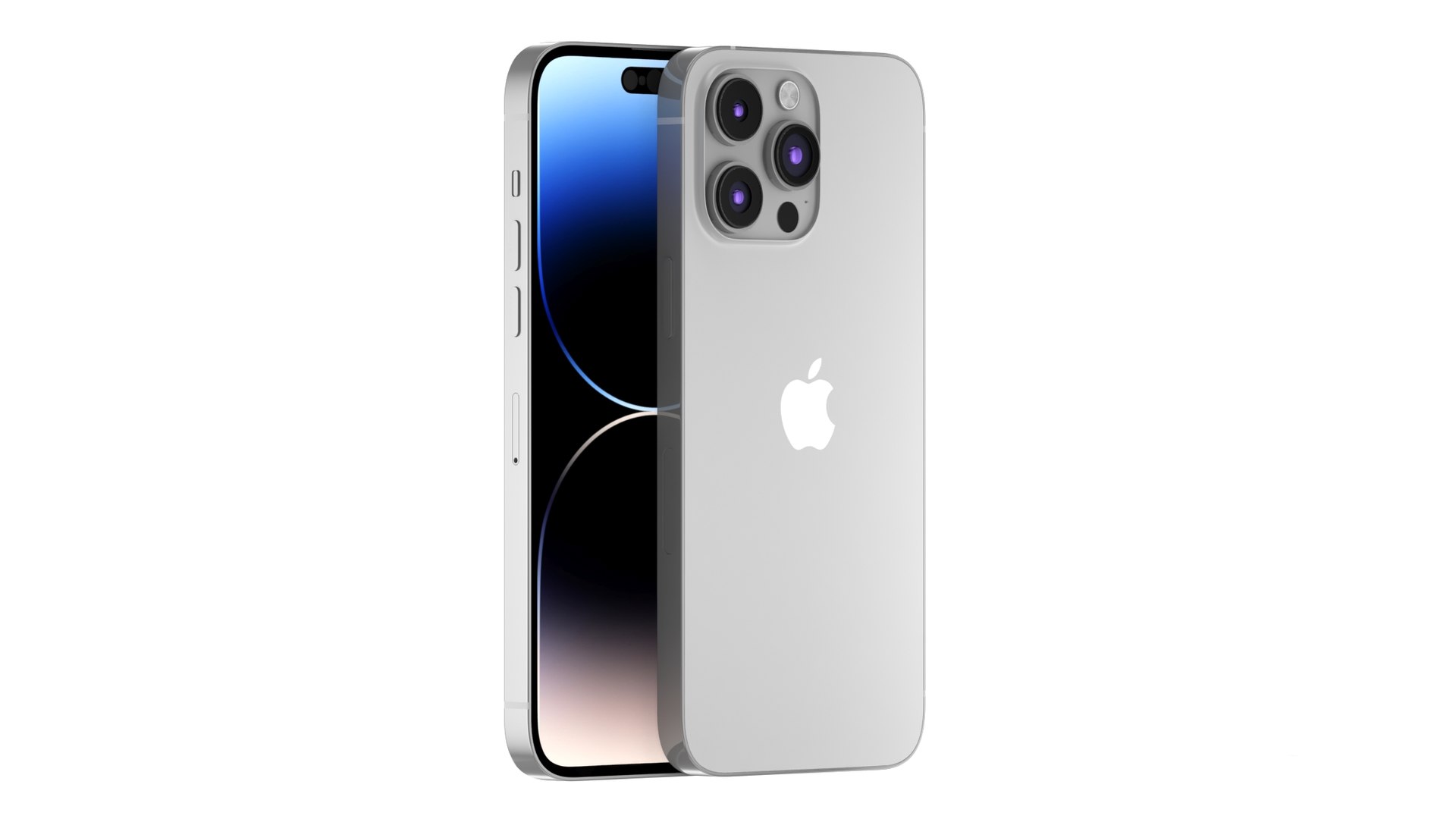 Apple IPhone 14 Pro Max Silver 3D Model - TurboSquid 2098491