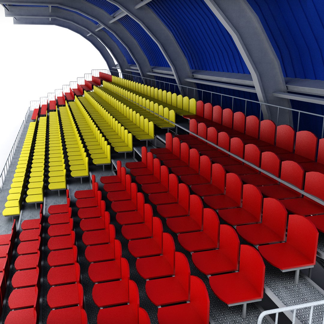 3d Pack Stadium Seating Tribunes