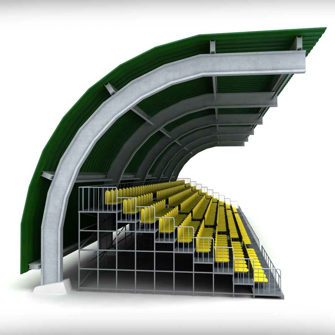 3d Pack Stadium Seating Tribunes