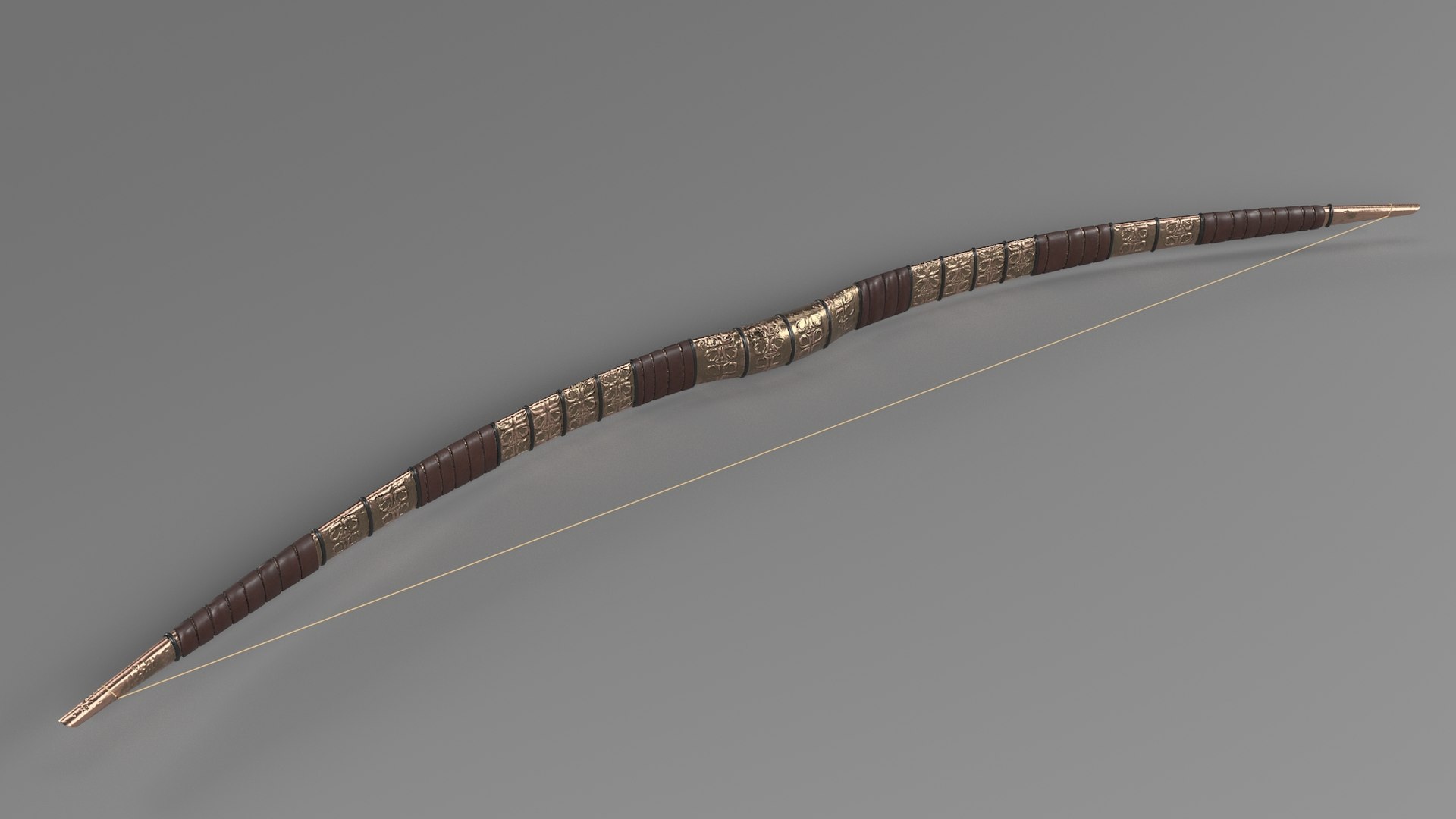Photorealistic Historical Bow 3D - TurboSquid 2265365