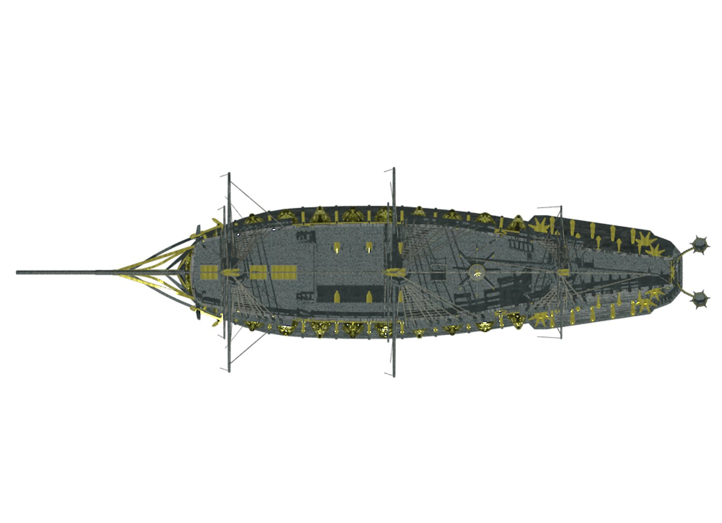 Flying Dutchman 2 3d Model
