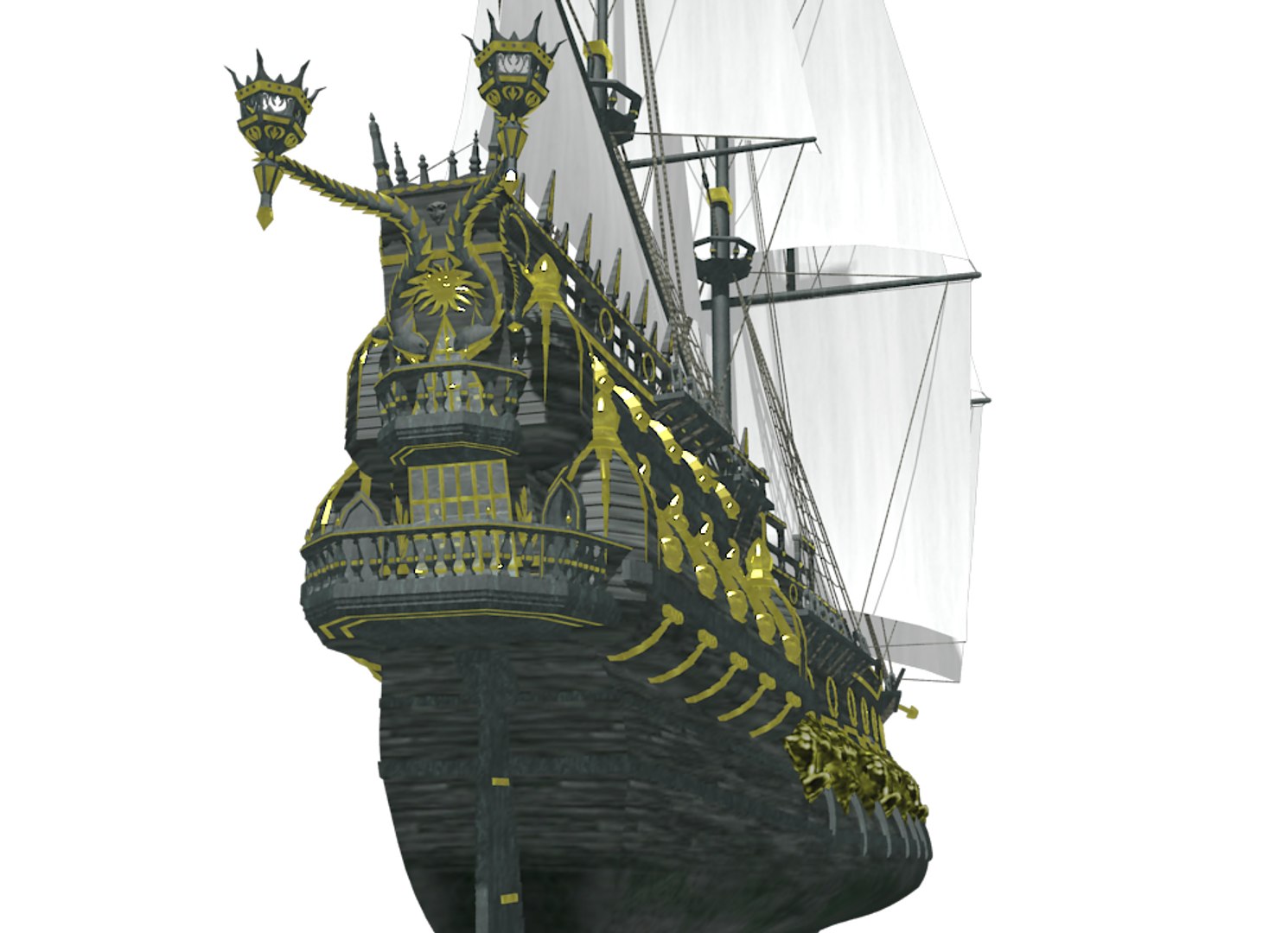Flying Dutchman 2 3d Model