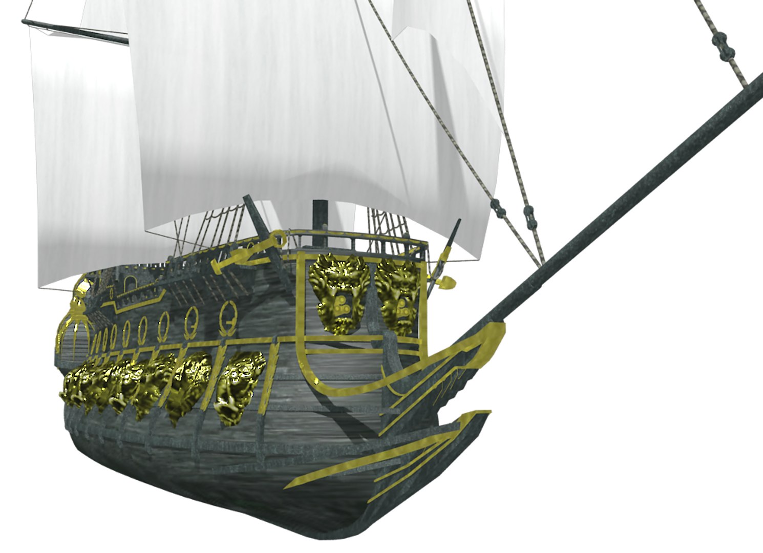 Flying Dutchman 2 3d Model
