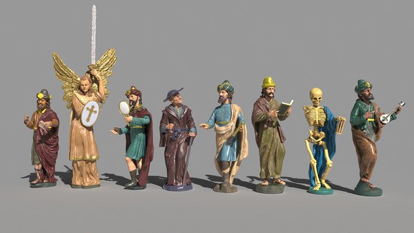Astronomical clock statue 3D - TurboSquid 1588258