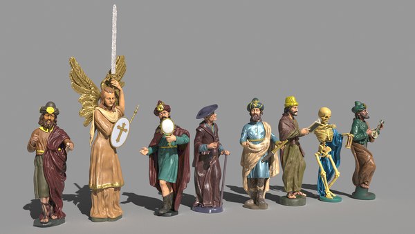 Astronomical clock statue 3D - TurboSquid 1588258
