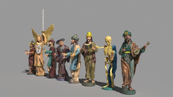 Astronomical clock statue 3D - TurboSquid 1588258