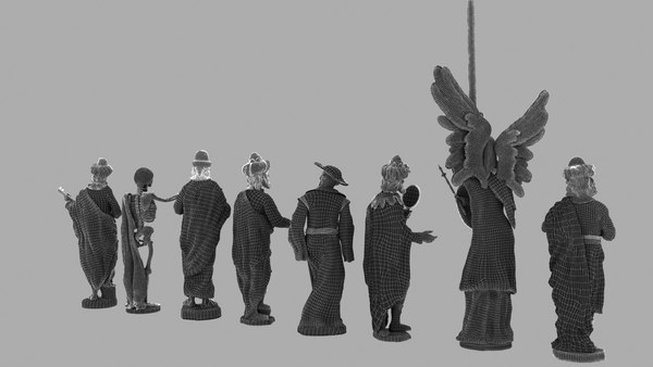 Astronomical clock statue 3D - TurboSquid 1588258
