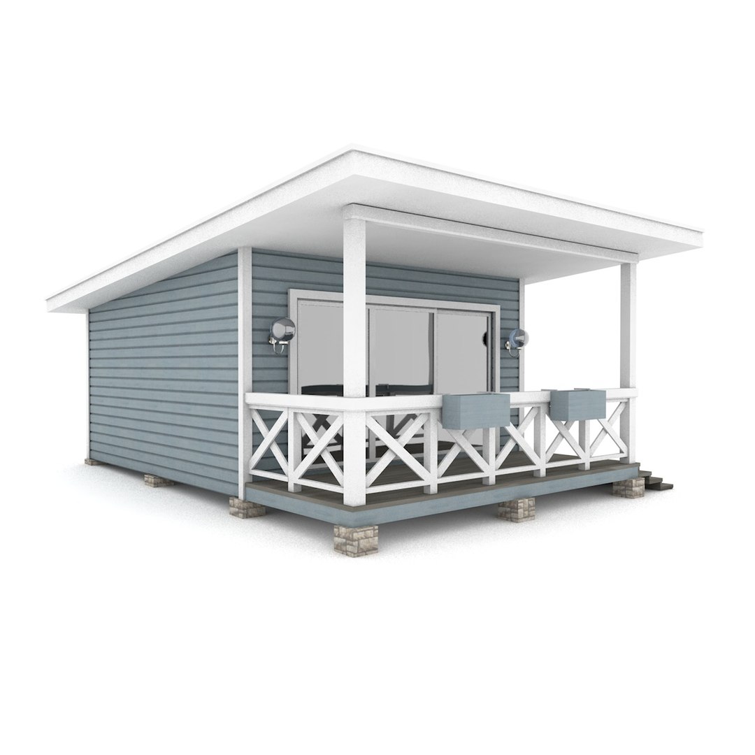 Rest House American 3D Model - TurboSquid 1155176