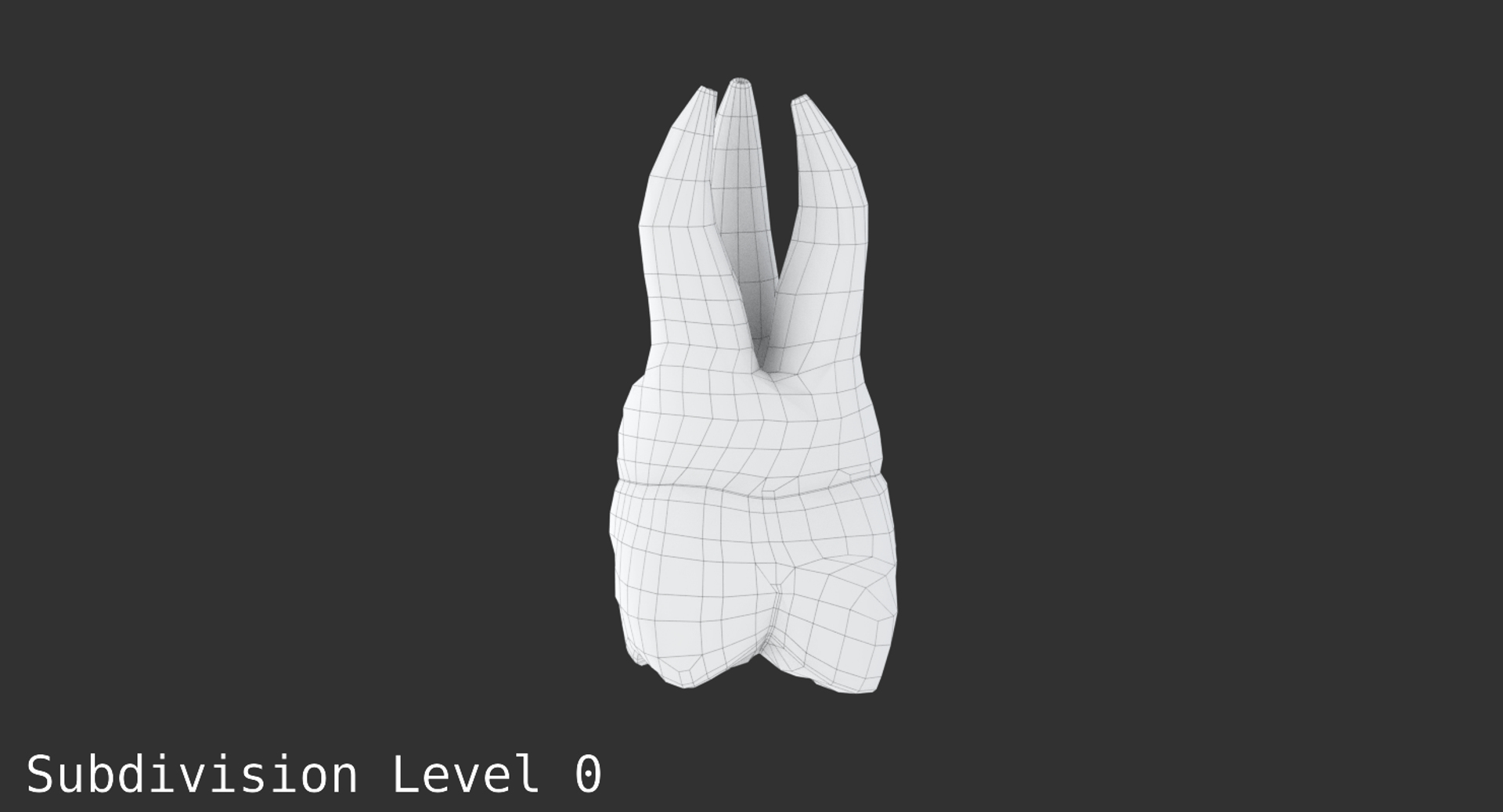 Upper molar 3D - TurboSquid 1249395