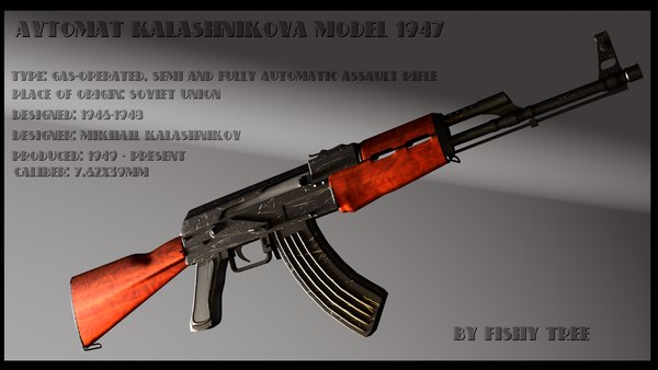 Ak-47 assault model - TurboSquid 1347464
