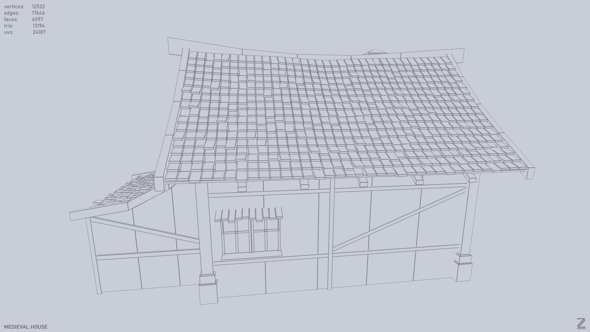 Medieval House Collection 3D Model - TurboSquid 2240801
