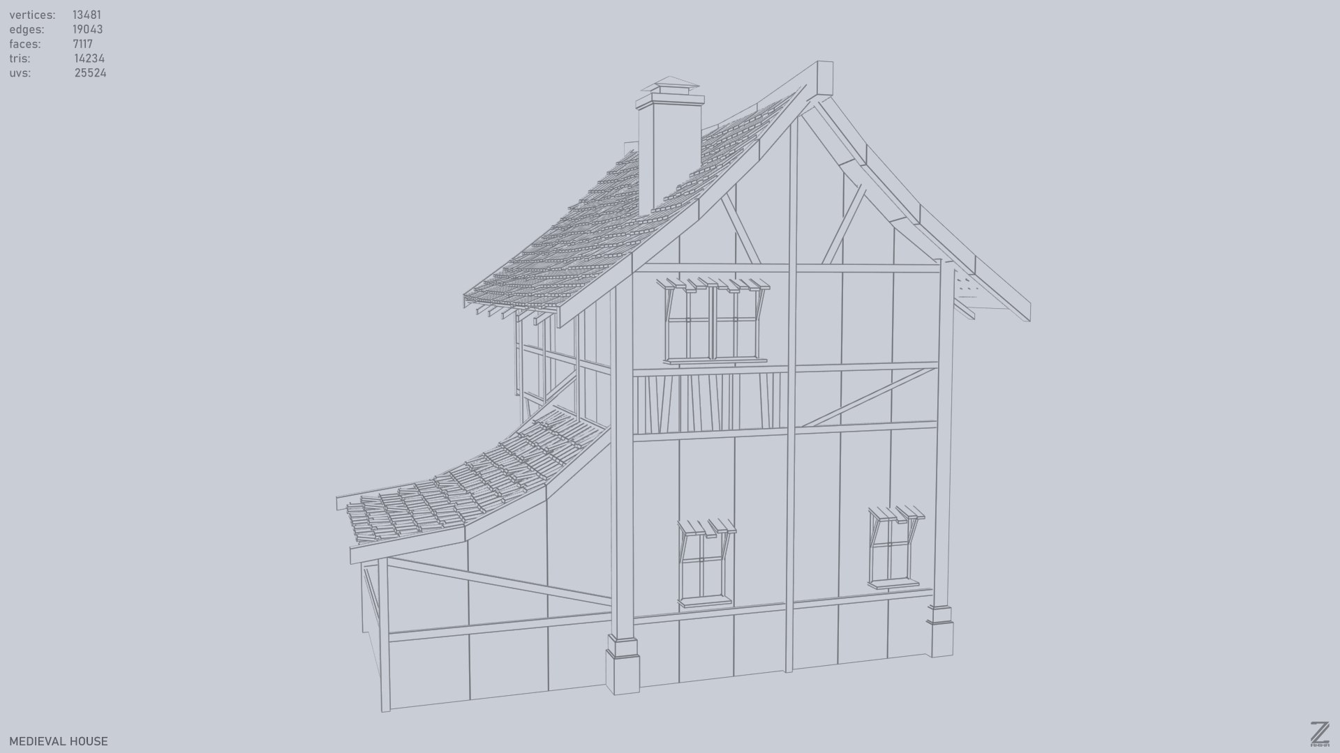 Medieval House Collection 3D Model - TurboSquid 2240801