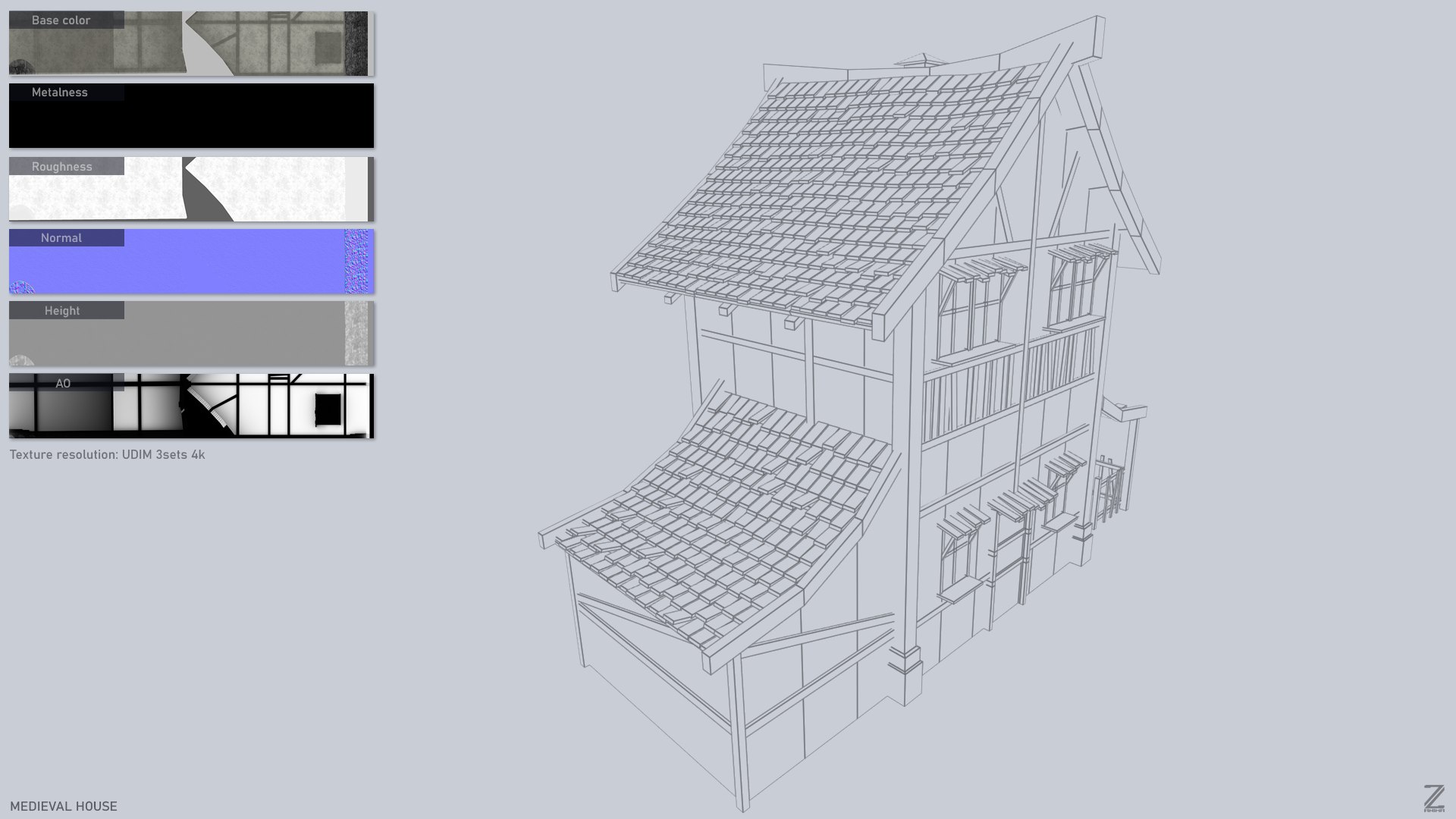 Medieval House Collection 3D Model - TurboSquid 2240801