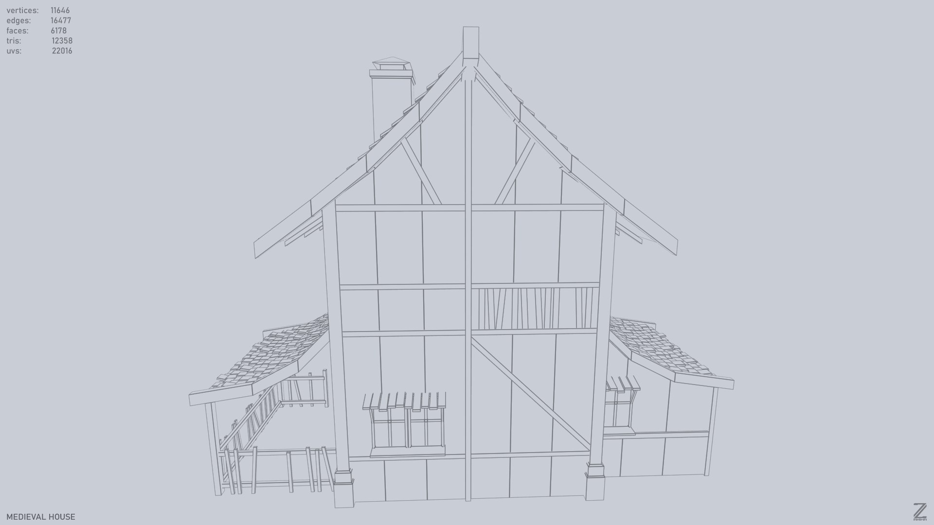 Medieval House Collection 3D Model - TurboSquid 2240801