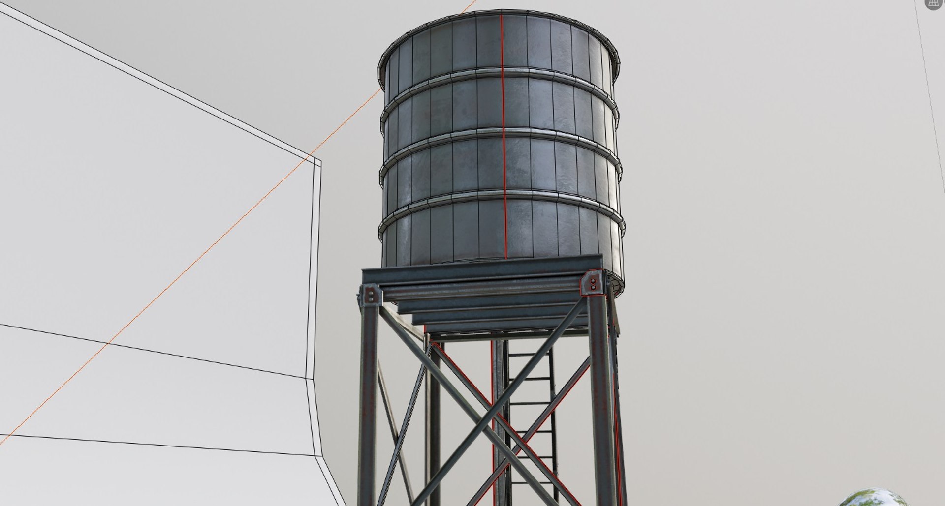 Water Tank 3D - TurboSquid 1429738