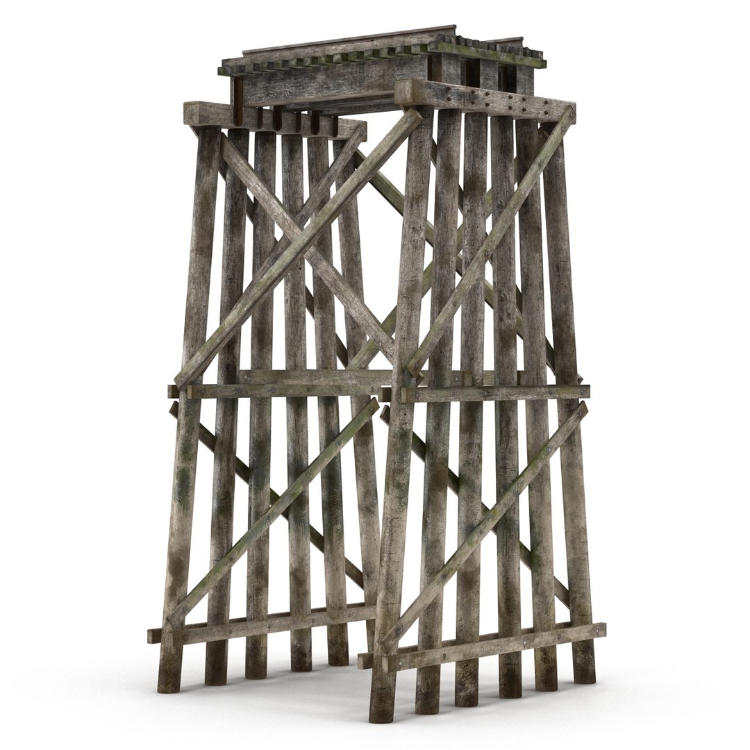 trestle realistic 3d 3ds