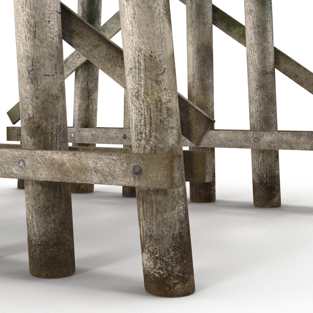 trestle realistic 3d 3ds