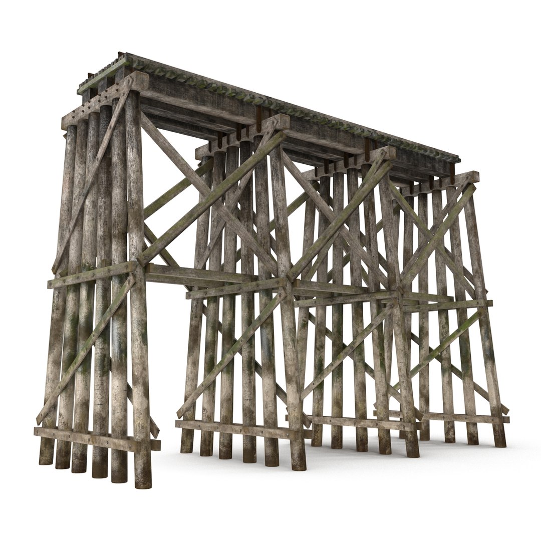 trestle realistic 3d 3ds