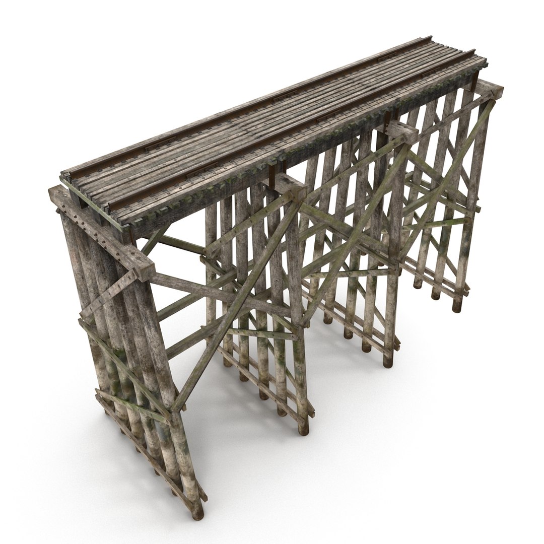 trestle realistic 3d 3ds
