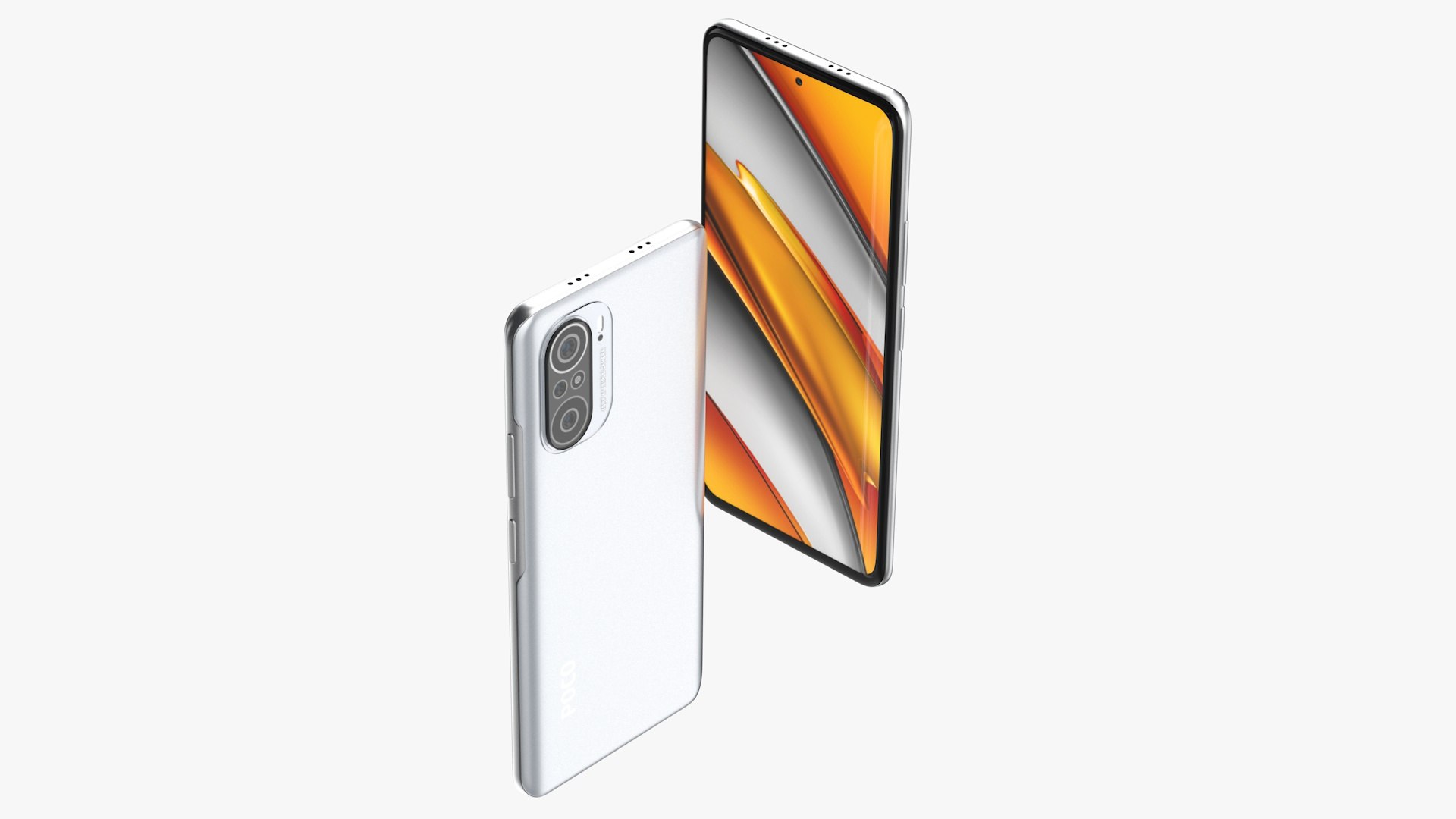 POCO F3 White 3D Model - TurboSquid 1718094