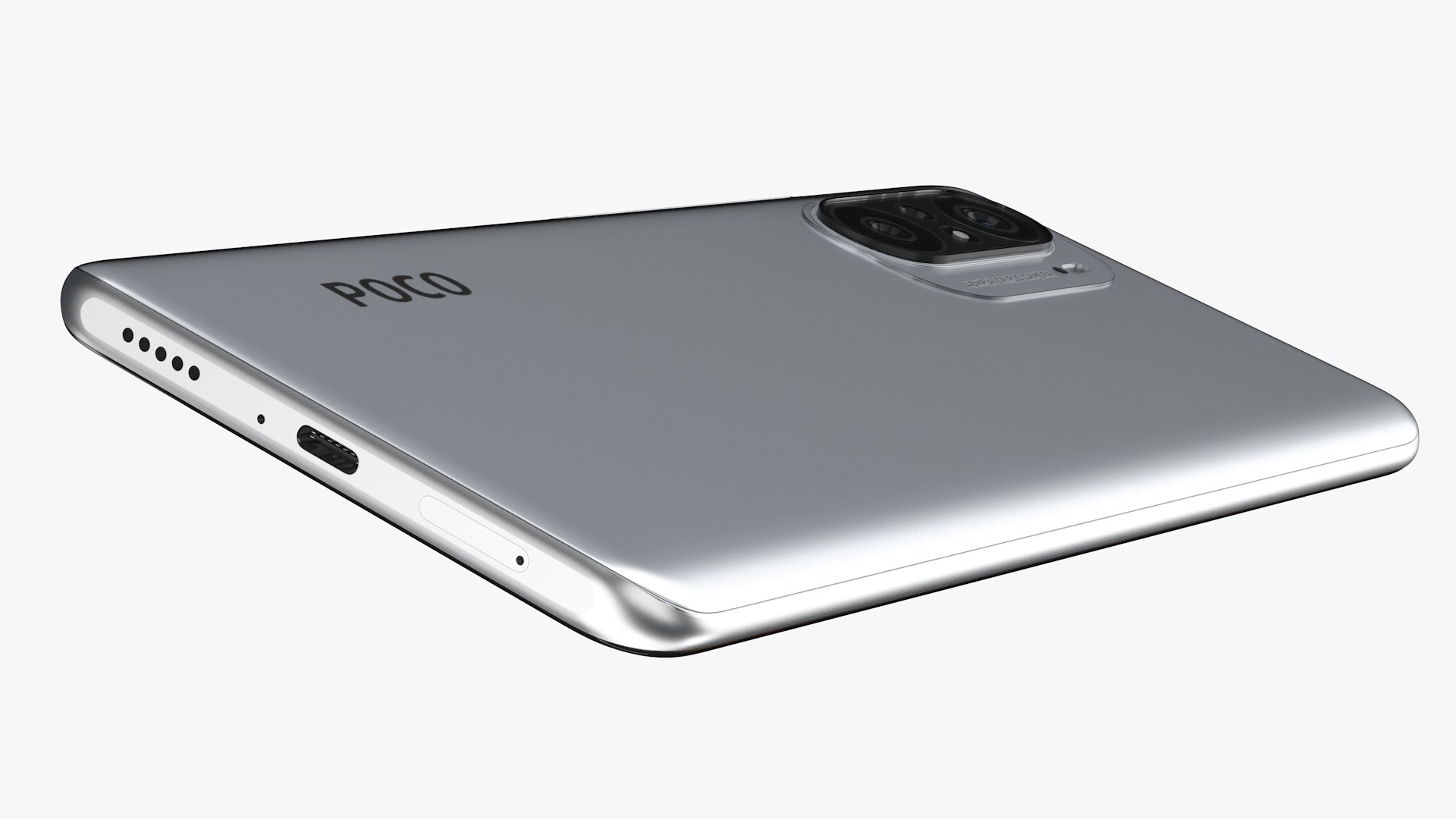 POCO F3 White 3D Model - TurboSquid 1718094