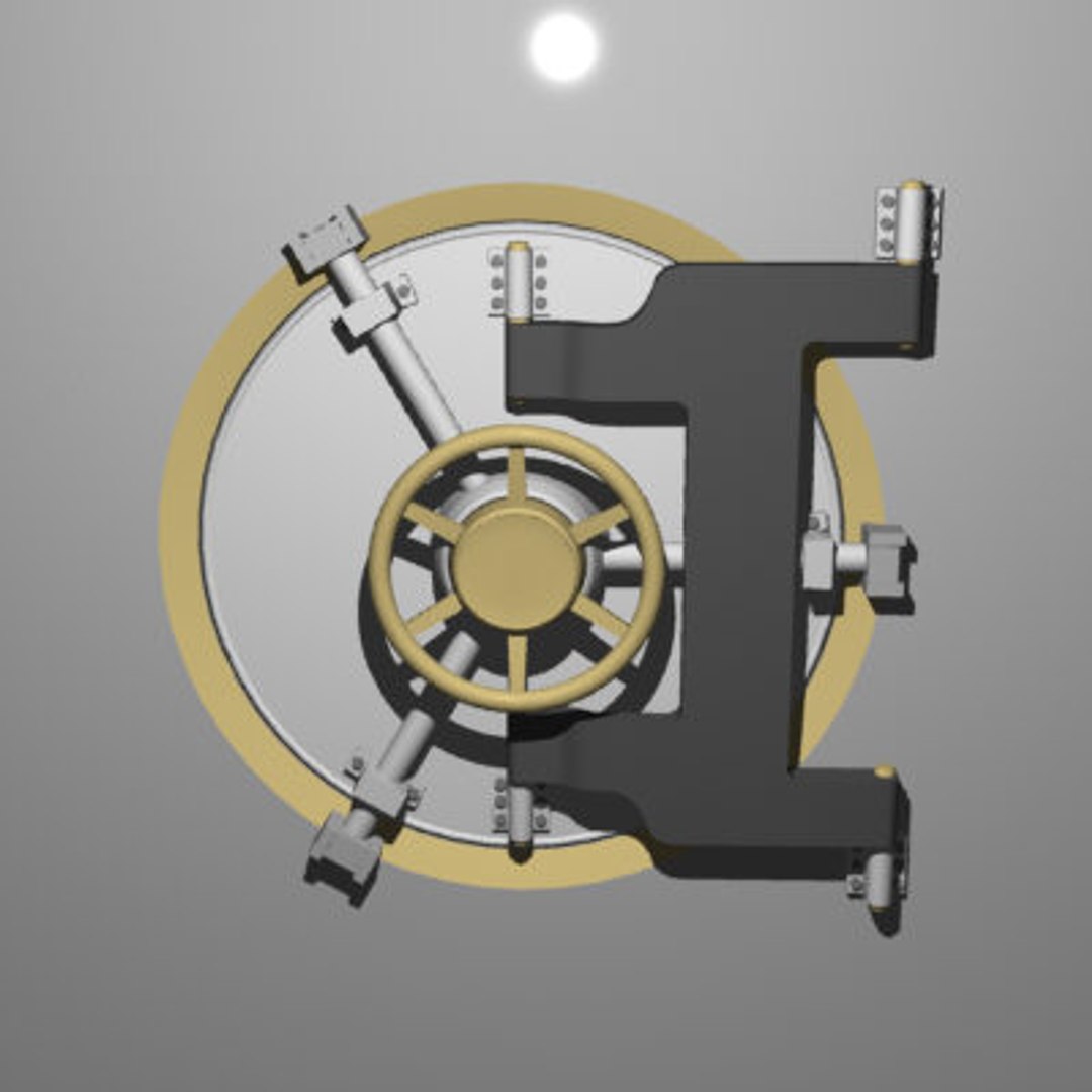 Bank Vault 3d Model