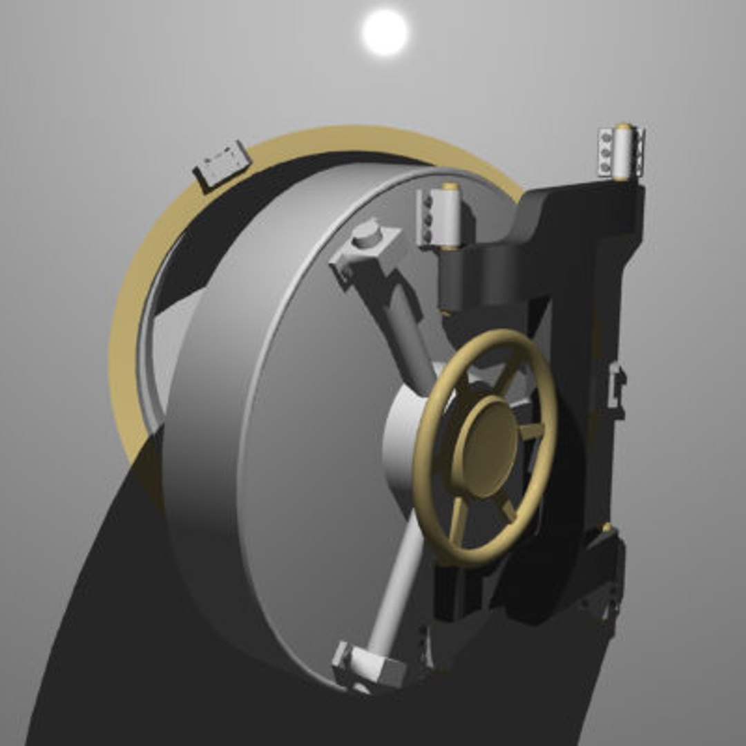 Bank Vault 3d Model