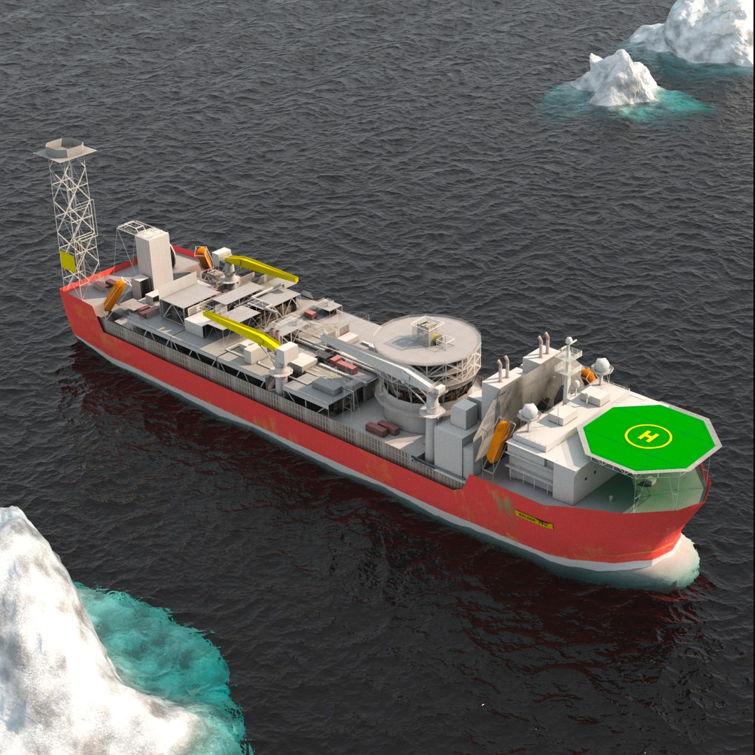 3D Balder Fpso Model - TurboSquid 1193621