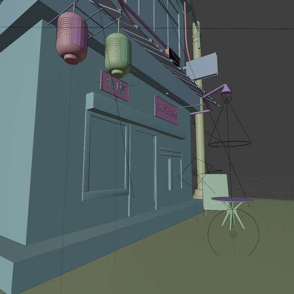 3D japanese store 3D - TurboSquid 1794320