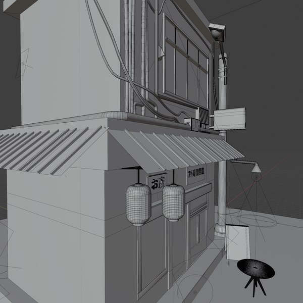 3D japanese store 3D - TurboSquid 1794320