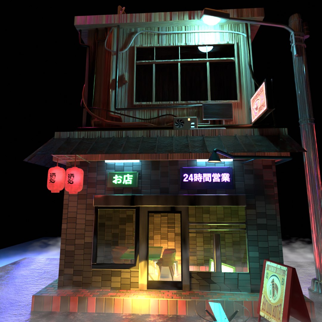 3D Japanese Store 3D - TurboSquid 1794320