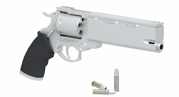 revolver trigun 3d max