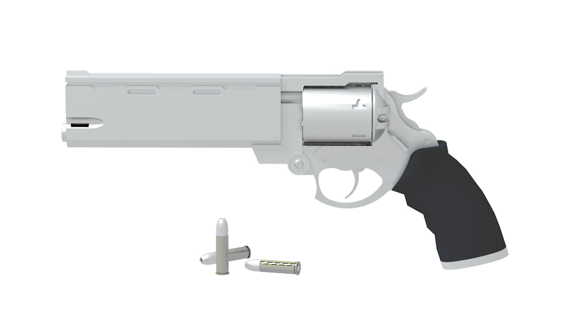 Revólver Trigun Modelo 3D - TurboSquid 776288