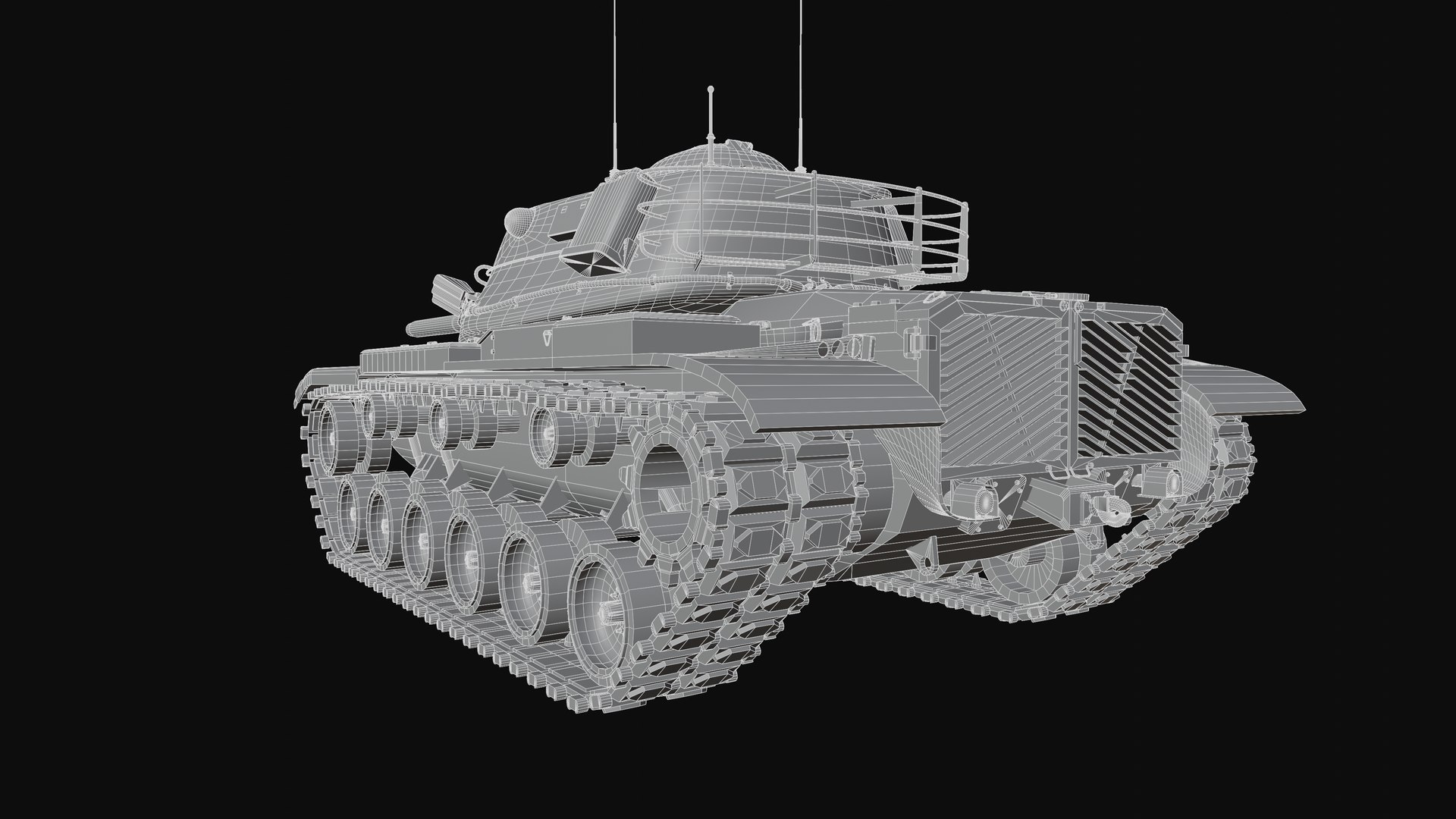 M60A3 Patton Model - TurboSquid 1976313