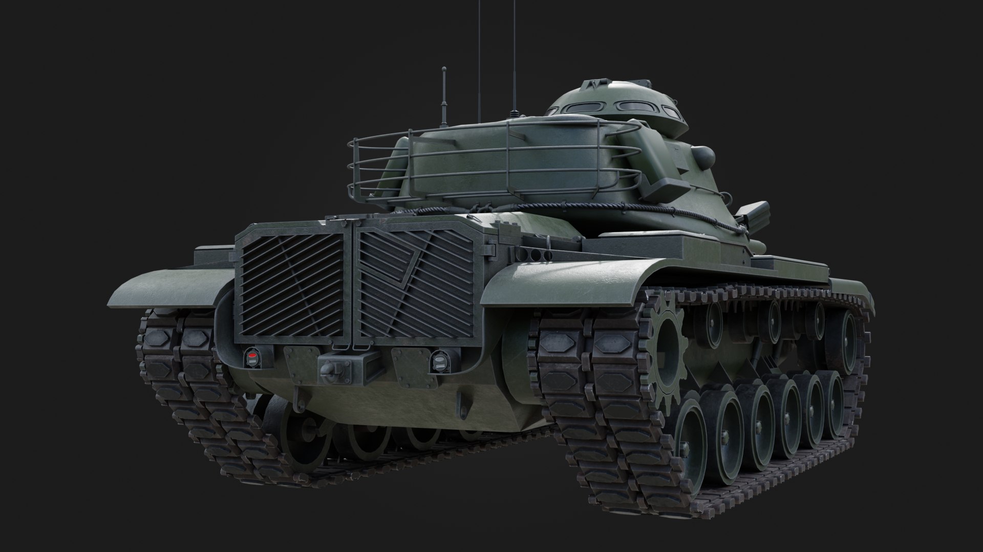 M60A3 Patton Model - TurboSquid 1976313
