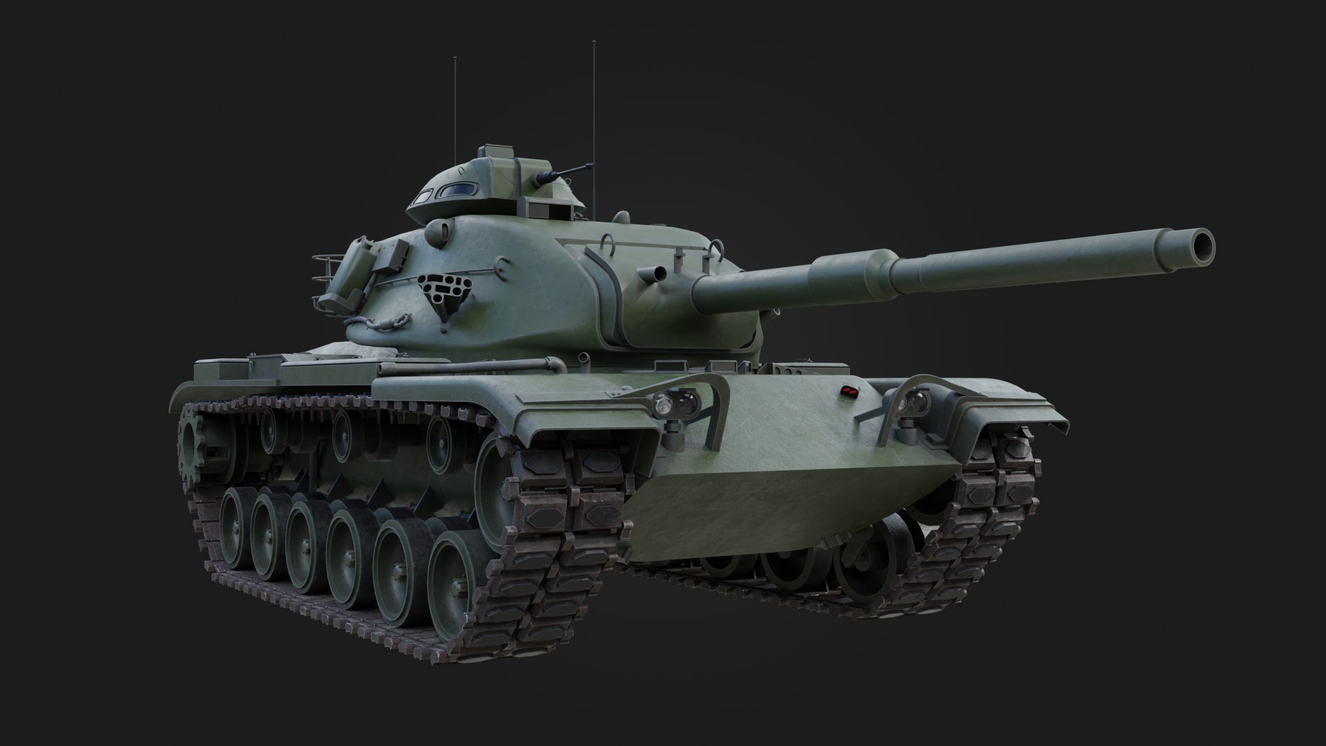 M60A3 Patton Model - TurboSquid 1976313