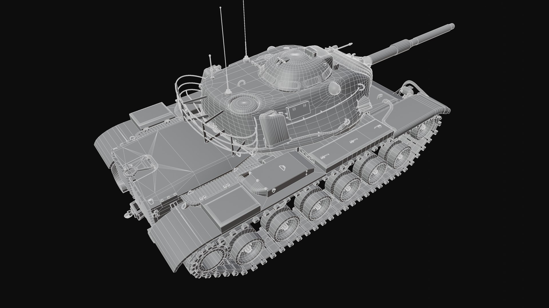 M60A3 Patton Model - TurboSquid 1976313
