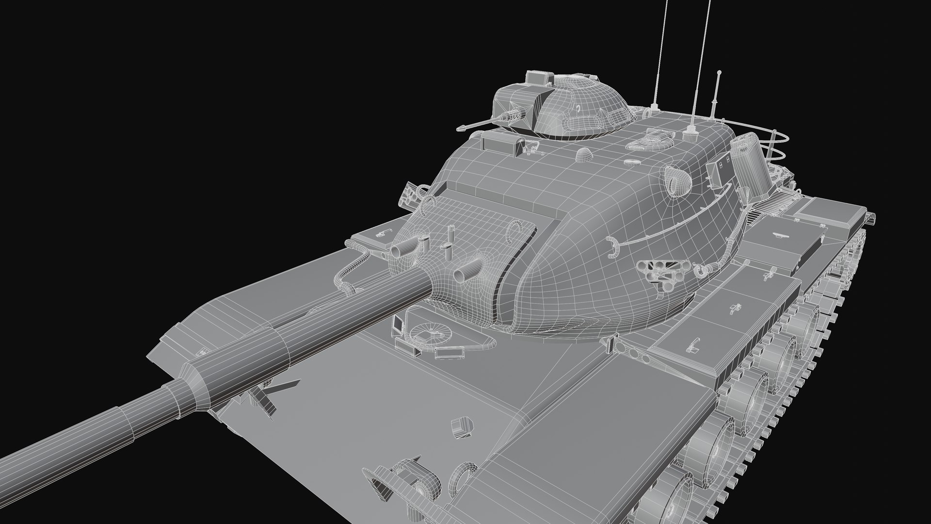 M60A3 Patton Model - TurboSquid 1976313