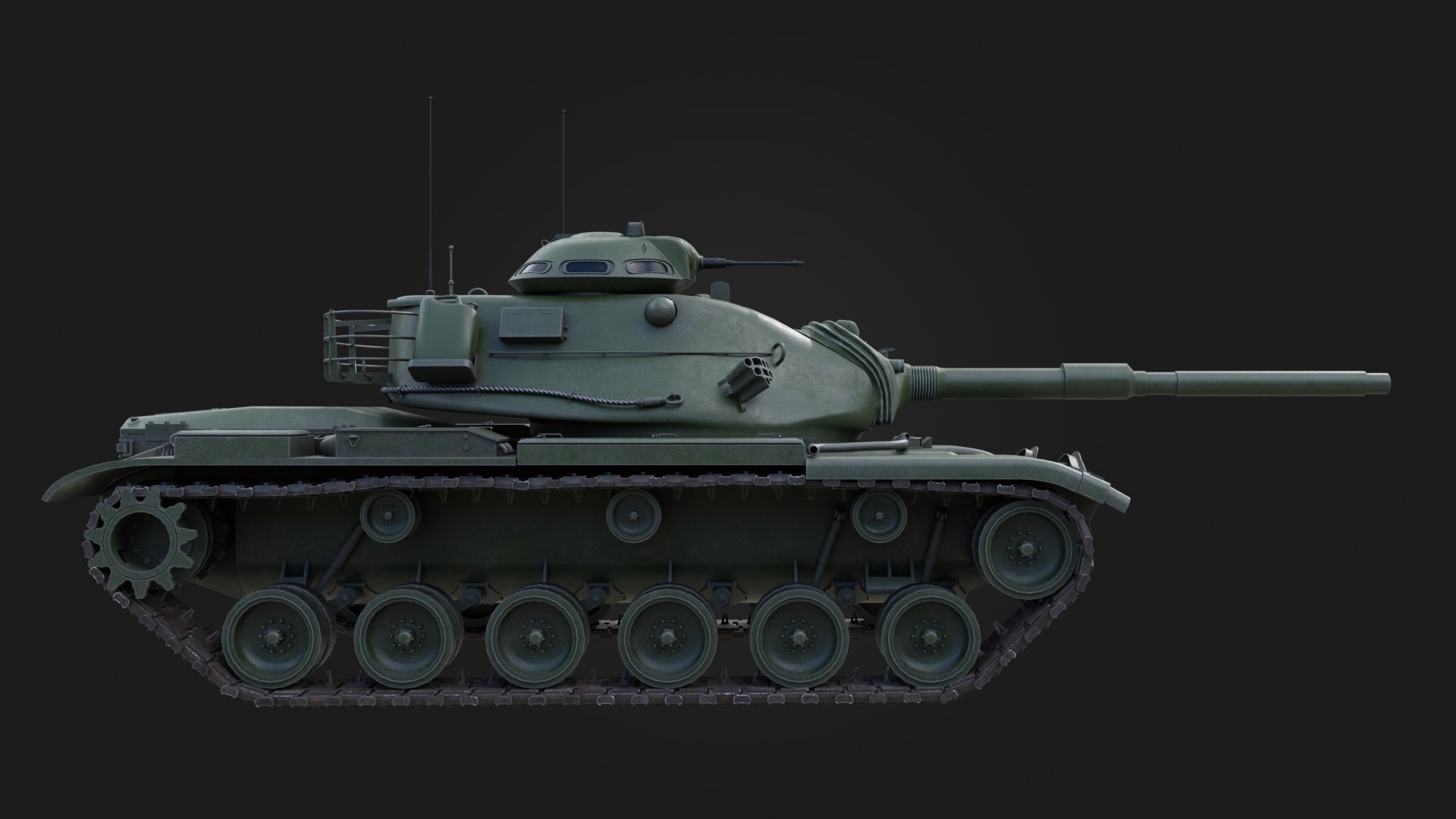 M60A3 Patton Model - TurboSquid 1976313