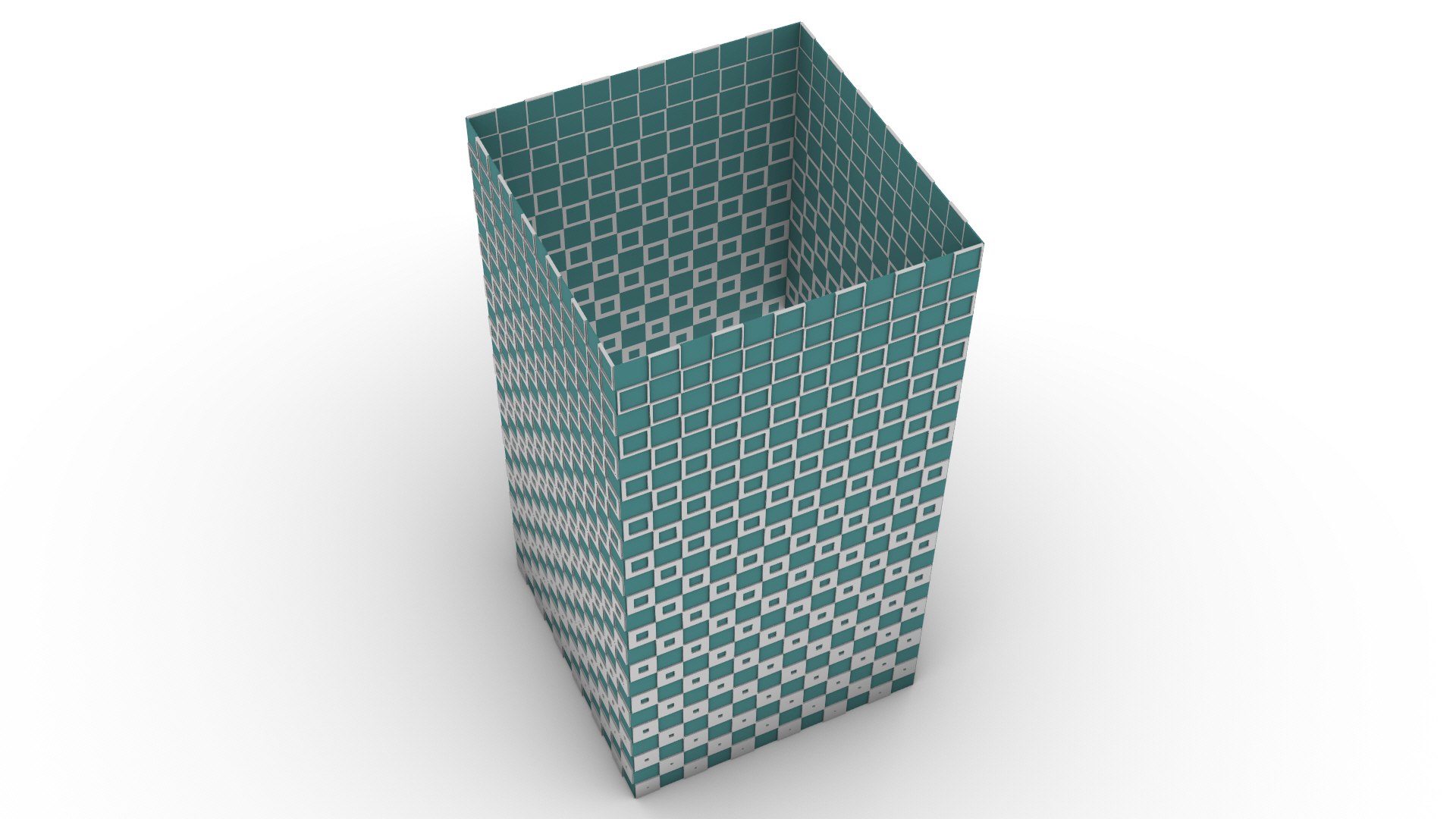 3D Model Parametric Square Pattern Cube - TurboSquid 2344952