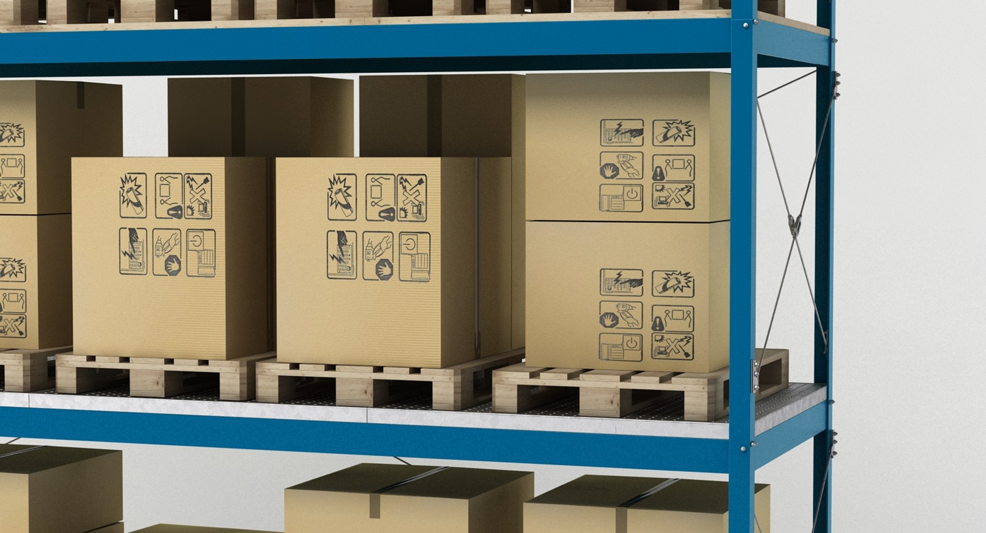 3d Model Warehouse Storage Unit