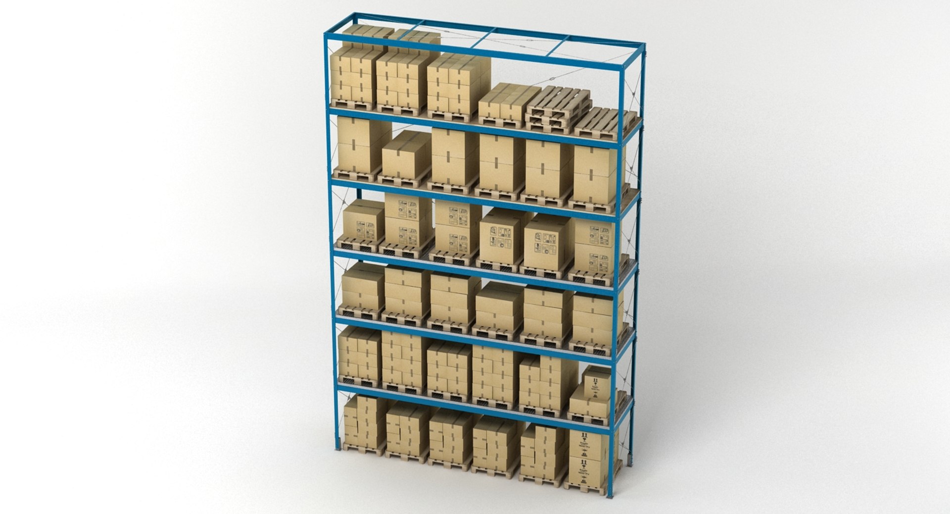 3d Model Warehouse Storage Unit