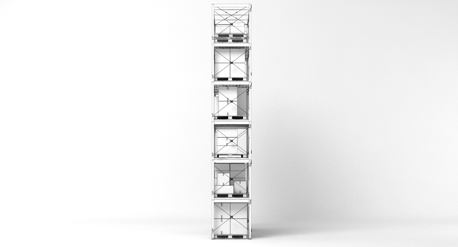 3d Model Warehouse Storage Unit